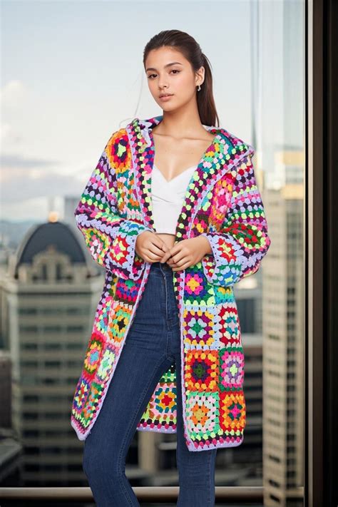 Women Fall Jacket Retro Fall Jacket Boho Long Sleeves Jacket Hippie