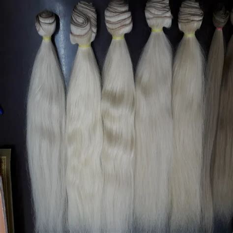 Various Types Of Indian Machine Wefted Blonde Human Hair Straight
