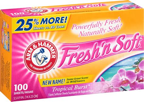 Arm & Hammer Dryer Sheets Tropical Burst 100 Ct.