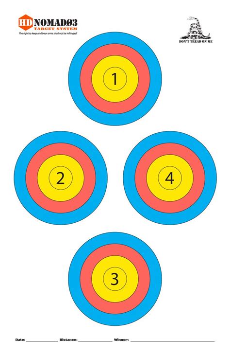 Printable Nerf Gun Targets