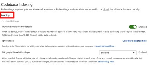 Cursor Indexing一直报错（已解决） 开发调优 Linux Do
