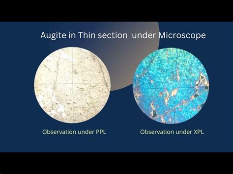 Clinopyroxene Thin Section Xpl