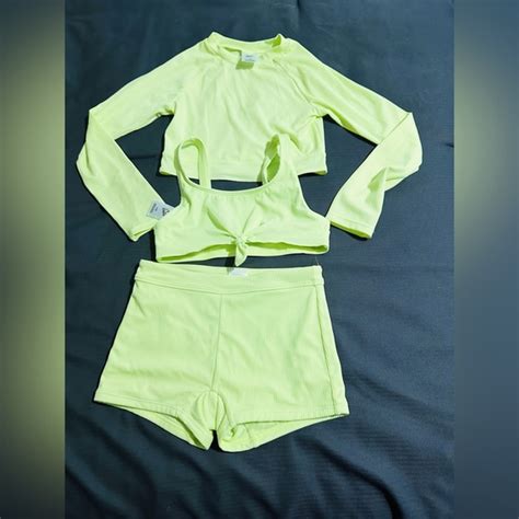 Art Class Swim Girls Neon Bathing Suit Poshmark