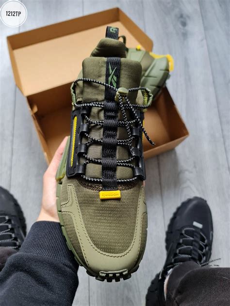 Рибок Модные кроссовки для парней Reebok Zig Kinetica Khaki. Крутая ...