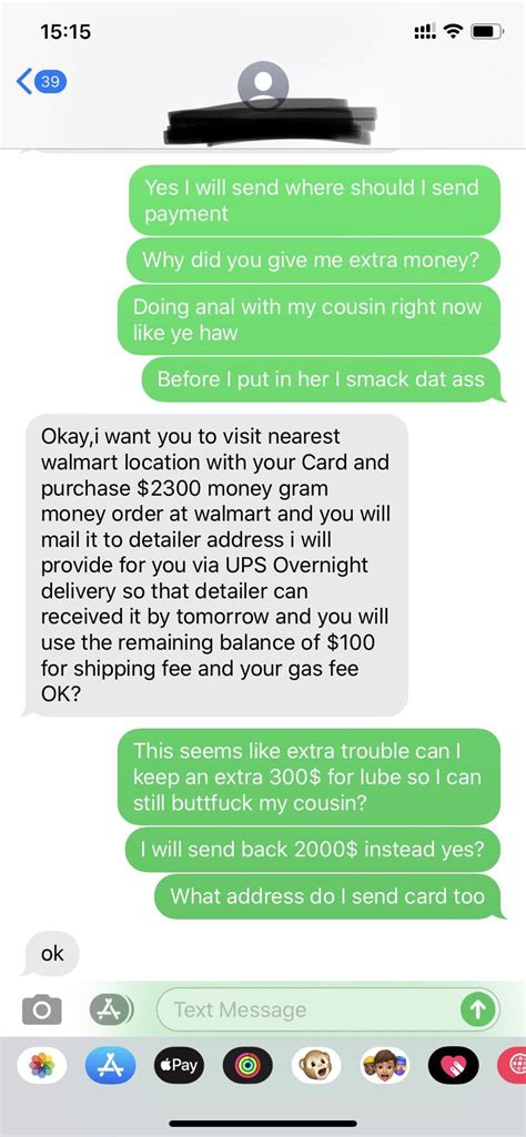 Nsfw Due To Sex References I Keep Getting These Scam Texts So I Gave