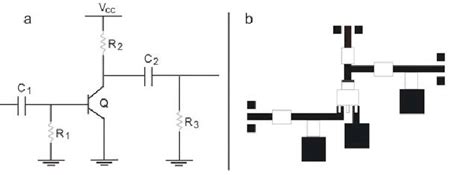 A Circuit Of The Avalanche Transistor B Layout Of The Avalanche