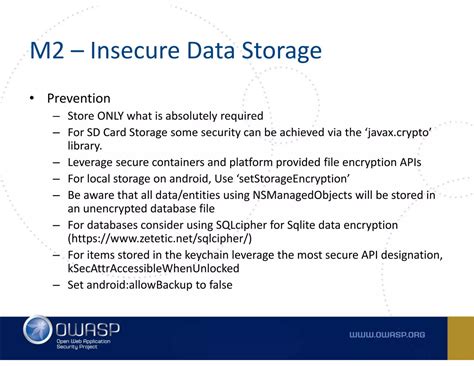 Owasp Top 10 Mobile Risks Ppt