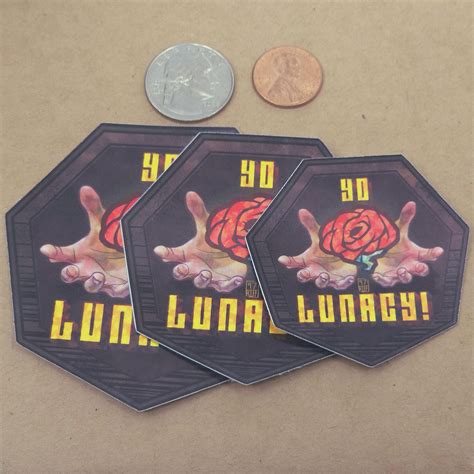 Yo Lunacy Badge Limbus Company Sticker Etsy