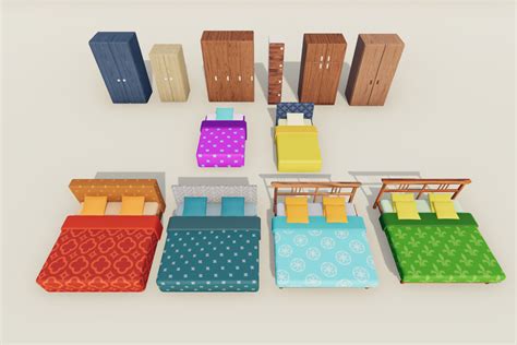Low Poly Realistic Furniture Package