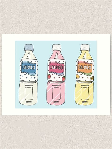 Calpis Calpico Soft Drink Trio Art Print For Sale By Peachpantone