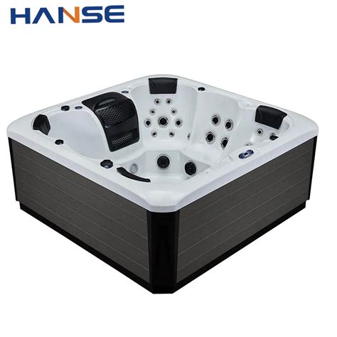 6 Person Deluxe Balboa Whirlpool Outdoor SPA Hot Tub Square Pool Air
