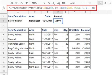 How To Use VLOOKUP With Multiple Criteria In Google Sheets Solved