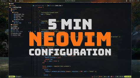 Configure Neovim In 5 Minutes Youtube
