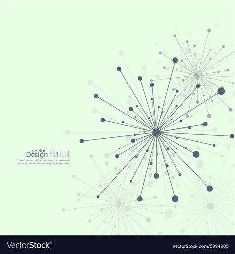 Array With Dynamic Emitted Particles Royalty Free Vector