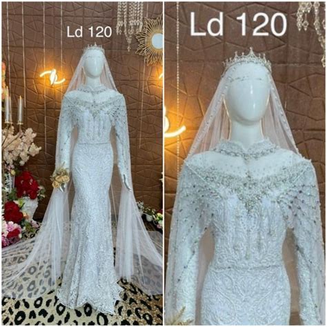 Jual Gaun Dress Pengantin Jumbo Baju Pernikahan Kebaya Akad Nikah