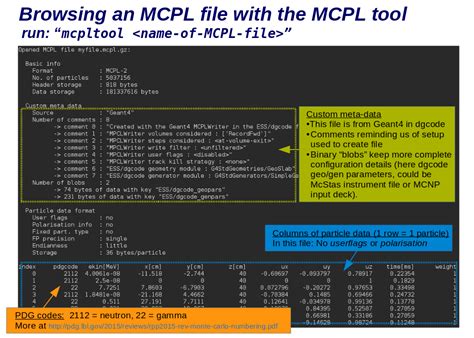 Mcpl — Simplebuild Dgcode Documentation