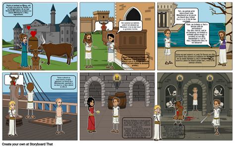 Tezeu și Minotaurul Storyboard By F6548399