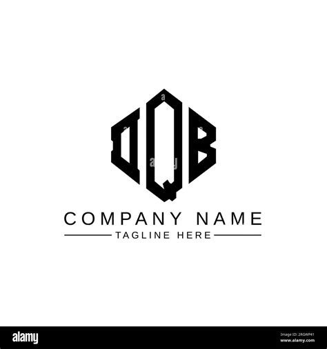 Dqb Letter Logo Design With Polygon Shape Dqb Polygon And Cube Shape
