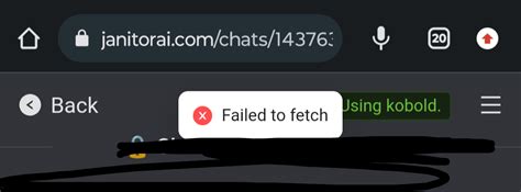 can someone tell me why it says failed to fetch every time i try to