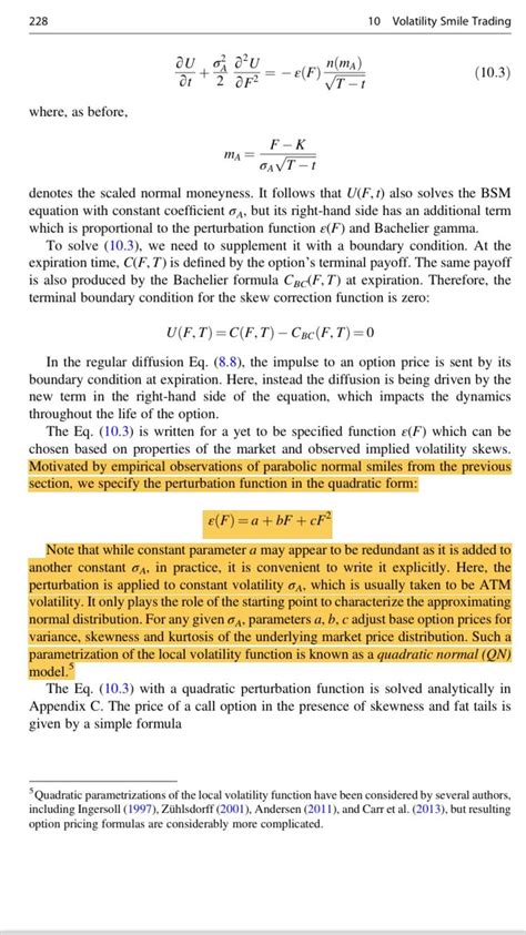 Di Emma Wu On Linkedin Quanttrading Volatilitysmile Fattails