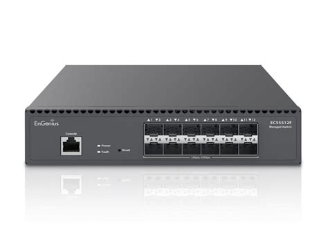 Cloud Managed 12 Port 10 Gigabit SFP Half Rack Aggregate Fiber Switch