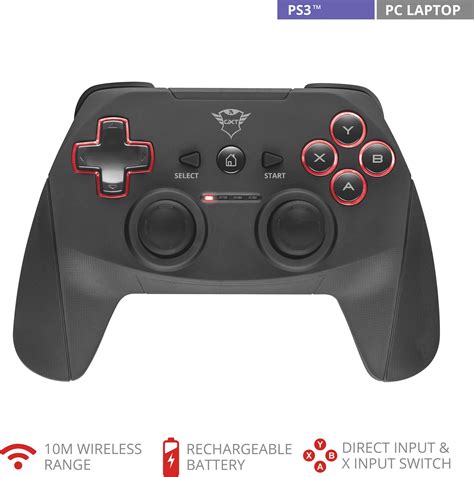 Trust Gxt 545 Gamepad Pc Playstation 3 černá Conrad Cz