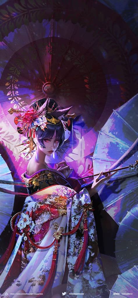 Revised Kitsune Now With A Nine Tailed Heir Feature Similar To