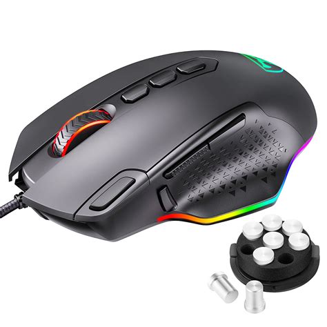Pictek Rgb Wired Gaming Mouse With Fire Button Black Pictek Rgb Wired Gaming Mouse With Fire Button Black