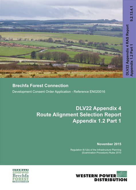 DLV22 Appendix 4 Route Alignment Selection Report Appendix 1 2 Part 1