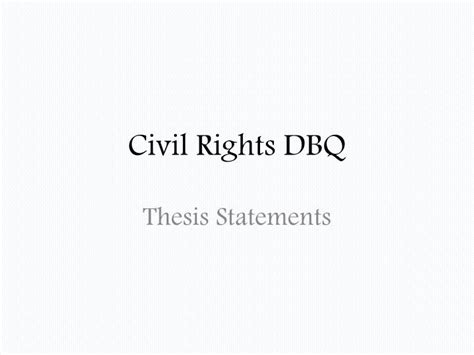 Ppt Civil Rights Dbq Powerpoint Presentation Free Download Id5679285