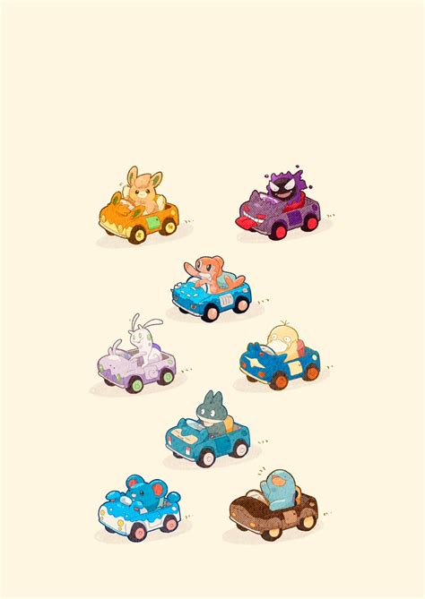 Gengar Gastly Snorlax Psyduck Marill And 12 More Pokemon Drawn