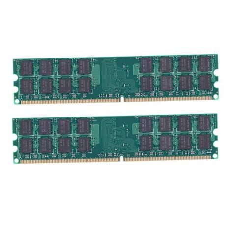 2x Ddr2 4 Gb De Mémoire Ram 15v 800mhz Pc2 6400 240 Broches De Bureau