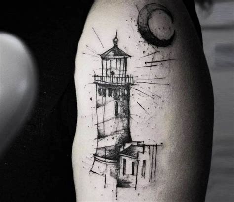 Lighthouse Tattoo By Kamil Mokot Post 20484 Lighthouse Tattoo