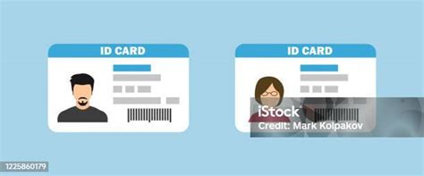 플랫 스타일의 Id 카드 격리된 아이콘입니다 벡터 운전면허증에 대한 스톡 벡터 아트 및 기타 이미지 운전면허증 운전자 직업