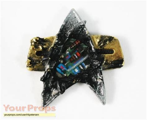 Star Trek First Contact Borg Assimilated Comm Badge Original Prod