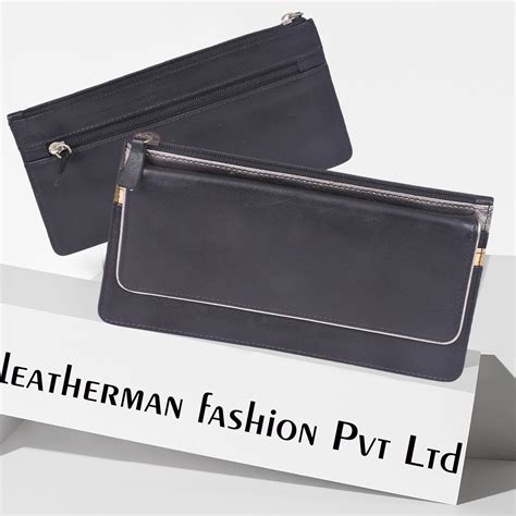 Genuine Leather Womens Black Wallet Leatherman Fashion Private Limited