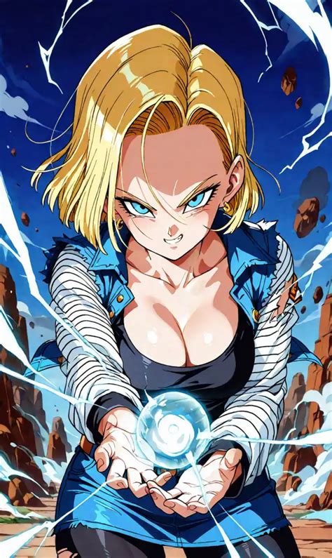 Ai Art Android 18 Dragon Ball Z By Yyy Yyy Pixai
