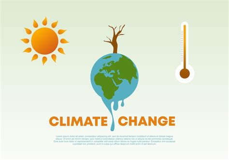 El Cambio Climático Y Salvar El Planeta Poster Background Día Mundial
