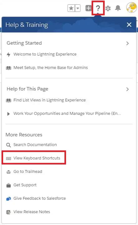 Keyboard Shortcuts In Salesforce InfallibleTechie