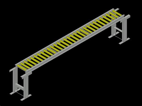 Conveyor 3d In Autocad Cad Download 434 41 Kb Bibliocad