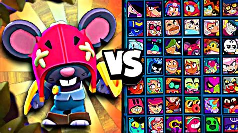 Moe Vs Todos Brawlers Com Super And Gadget And Starpower Brawl Stars