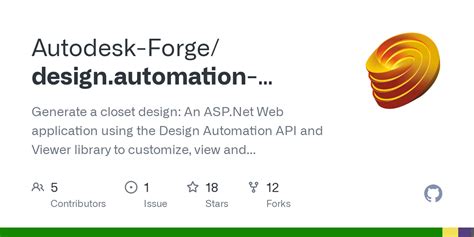 GitHub Autodesk Forge Design Automation Asp Net Cabinet Sample Generate A Closet Design An