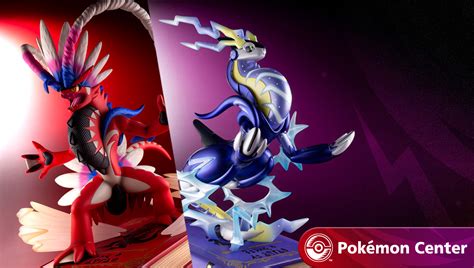 Pokémon Center Kotobukiya Koraidon And Miraidon Figures