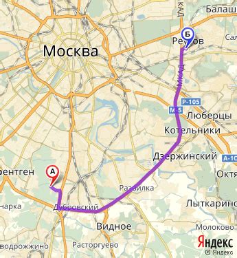 Карта москвы люберцы