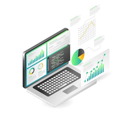 Premium Vector Landing Page Concept Flat Isometric Illustration