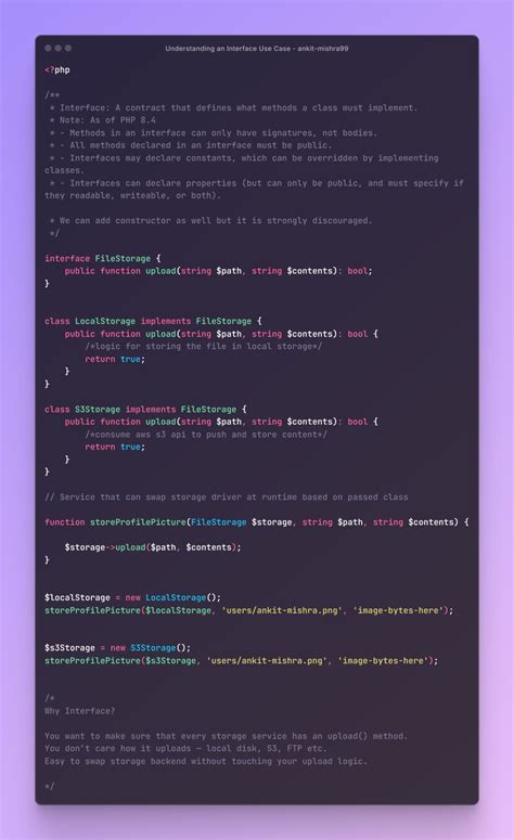 php objectorientedprogramming cleancode designpatterns… ankit mishra