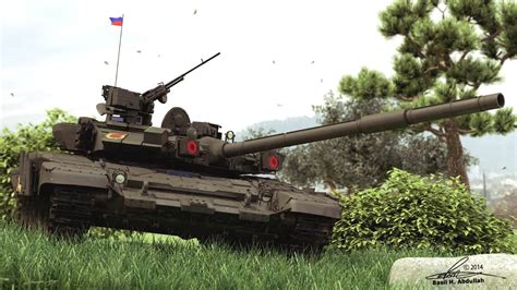 T 90a Russian Main Battle Tank 3d Model Max