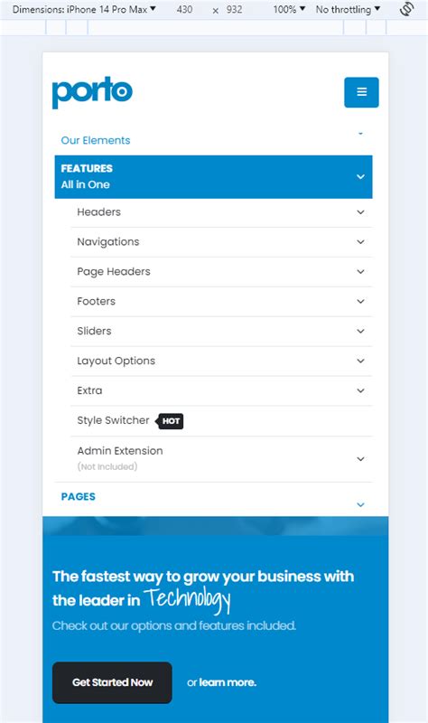 Menu Not Showing All Menu Items In Hamburger Menu Okler Themes