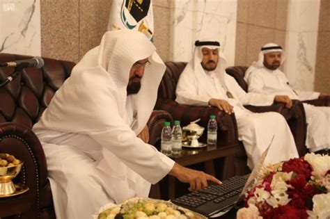 السديس يدشّن عددا من البرامج بوكالة المسجد النبوي جريدة المدينة