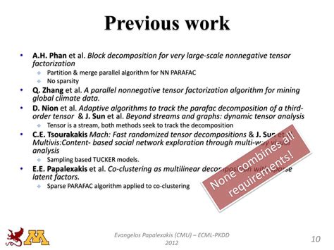 Ppt Parcube Sparse Parallelizable Tensor Decompositions Powerpoint